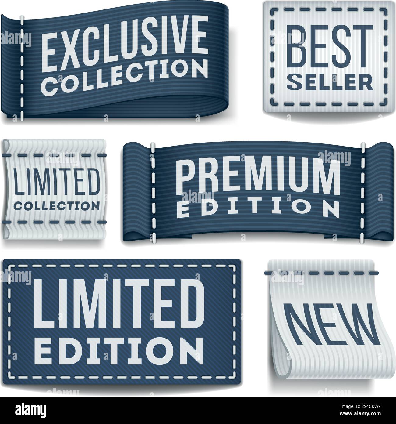 Clothing labels vector set. Clothing labels vector set. Tag label for ...