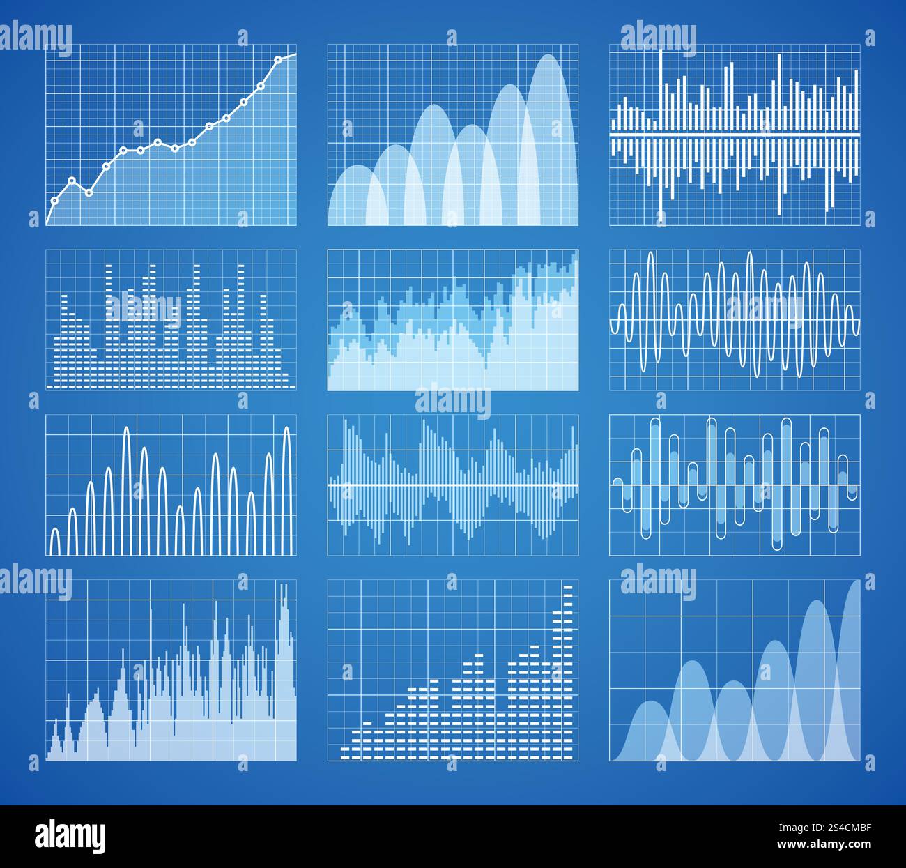 Statistic, business data graphs, charts vector set. Information infographic elements. Statistic ...