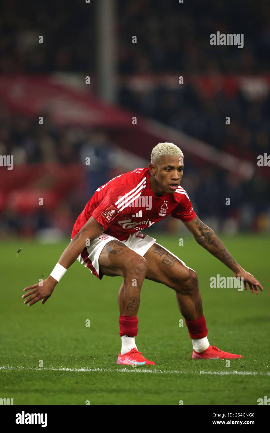 Nottingham, UK. 11th Jan, 2025. Danilo (NF) at the Nottingham Forest v ...