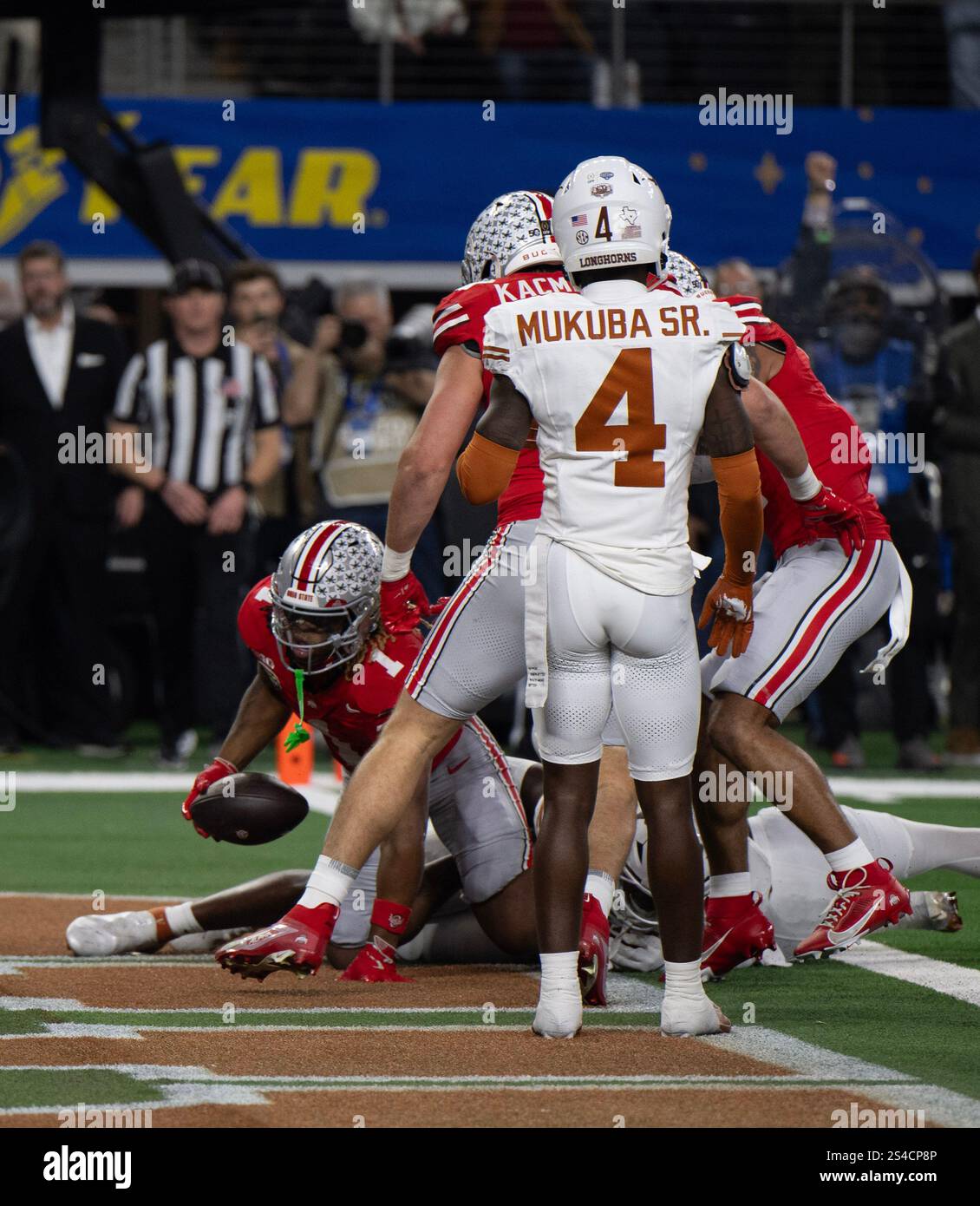 January 10, 2025, Arlington, Texas, U.S.A: Ohio State player #1 RB ...