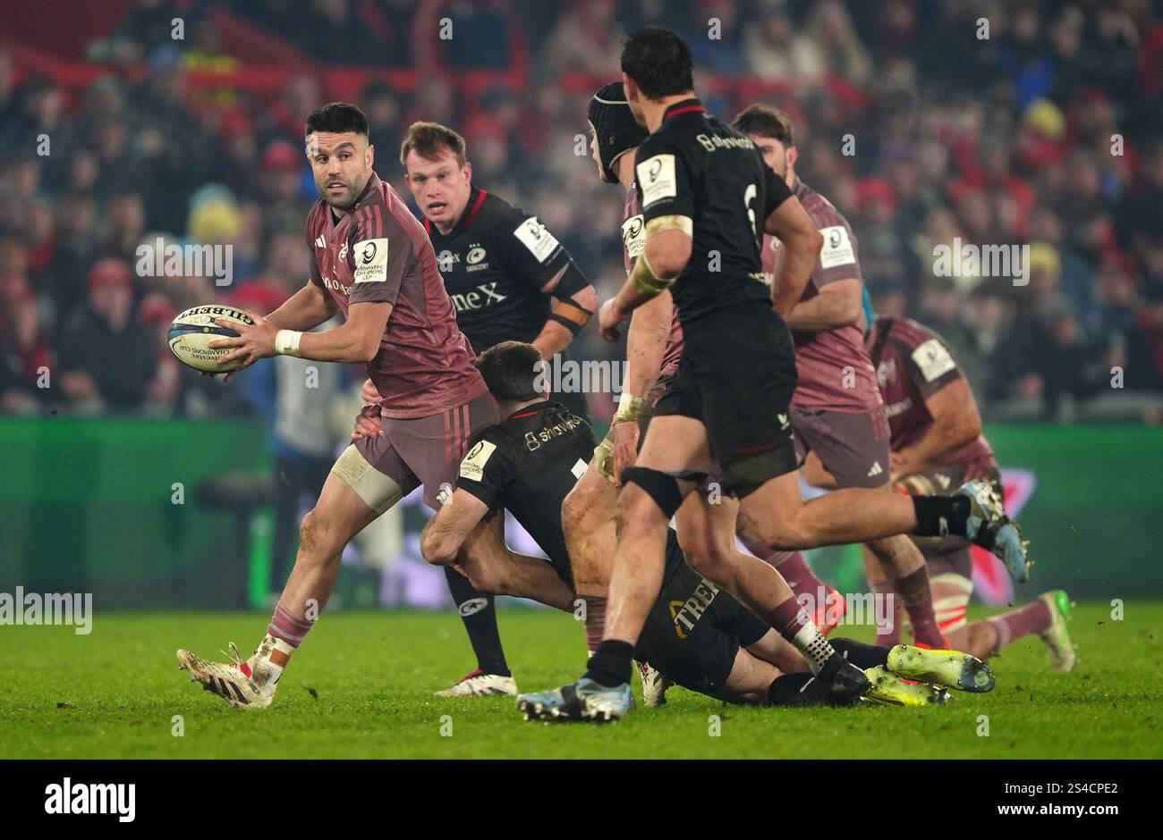 Munster's Conor Murray in action during the Investec Champions Cup ...
