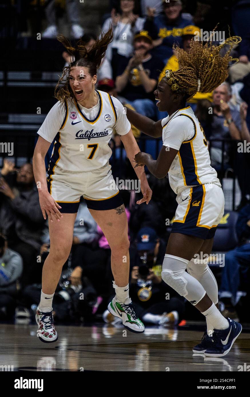 Haas Pavilion Berkeley Calif, USA. 09th Jan, 2025. USA California ...