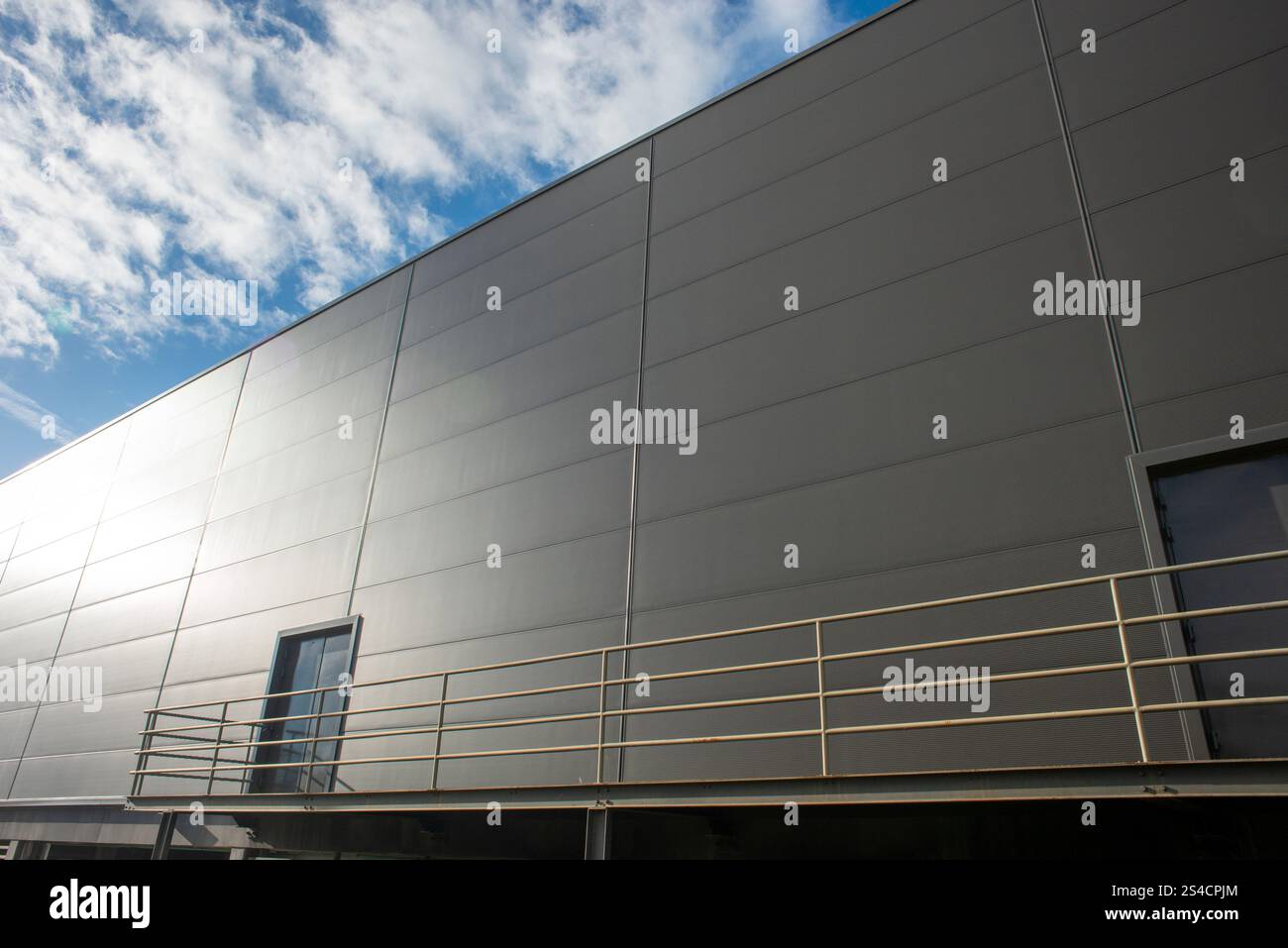 facade of an industrial building, warehouse Stock Photo - Alamy