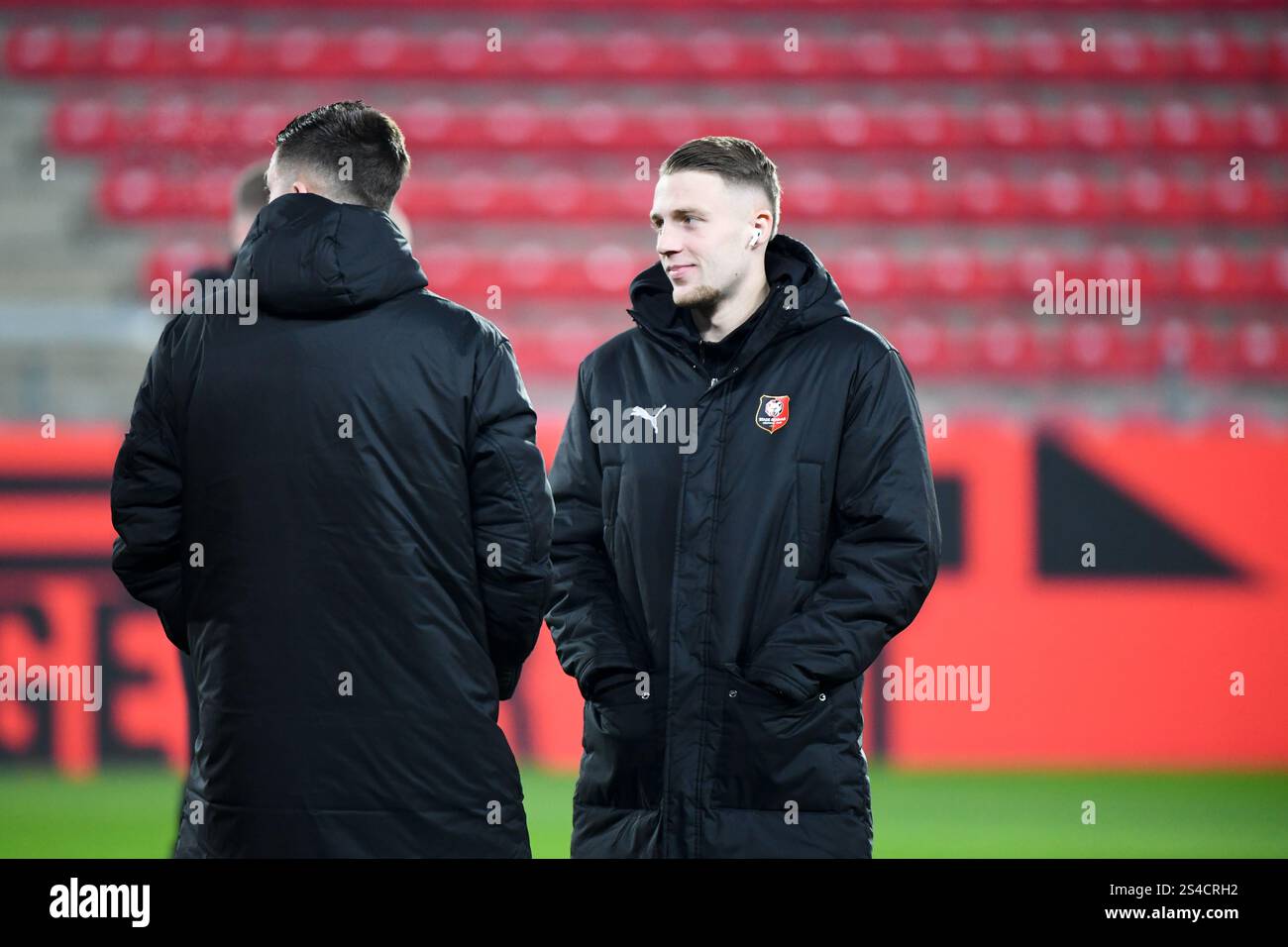 France. 11th Jan, 2025. 03 Adrien TRUFFERT (srfc) during the Ligue 1 ...