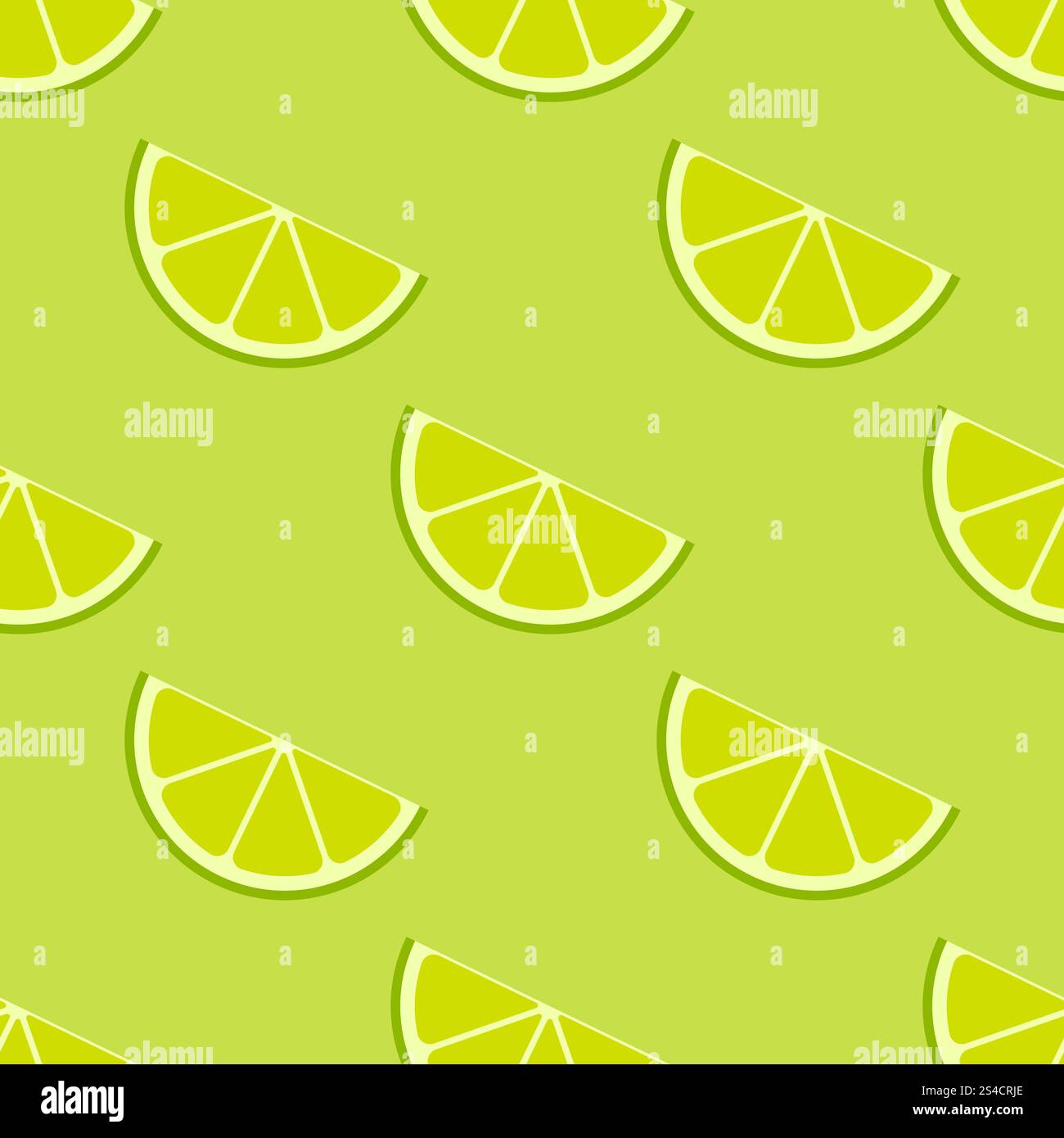 Vector bright lime slices seamless background. Vector bright lime ...