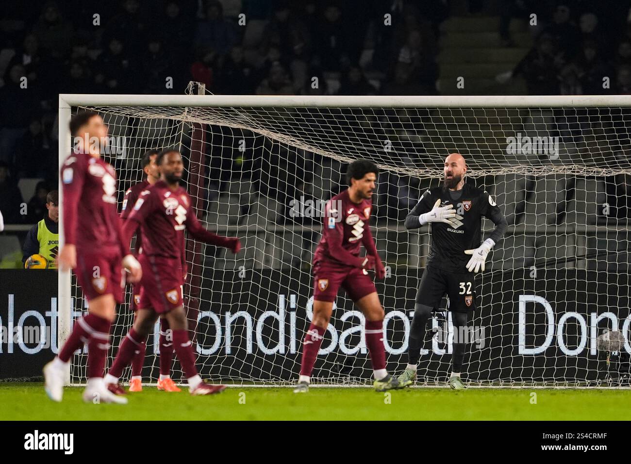 Torino, Italia. 11th Jan, 2025. Torino's goalkeeper Vanja Milinkovic-Savic during the Serie A ...