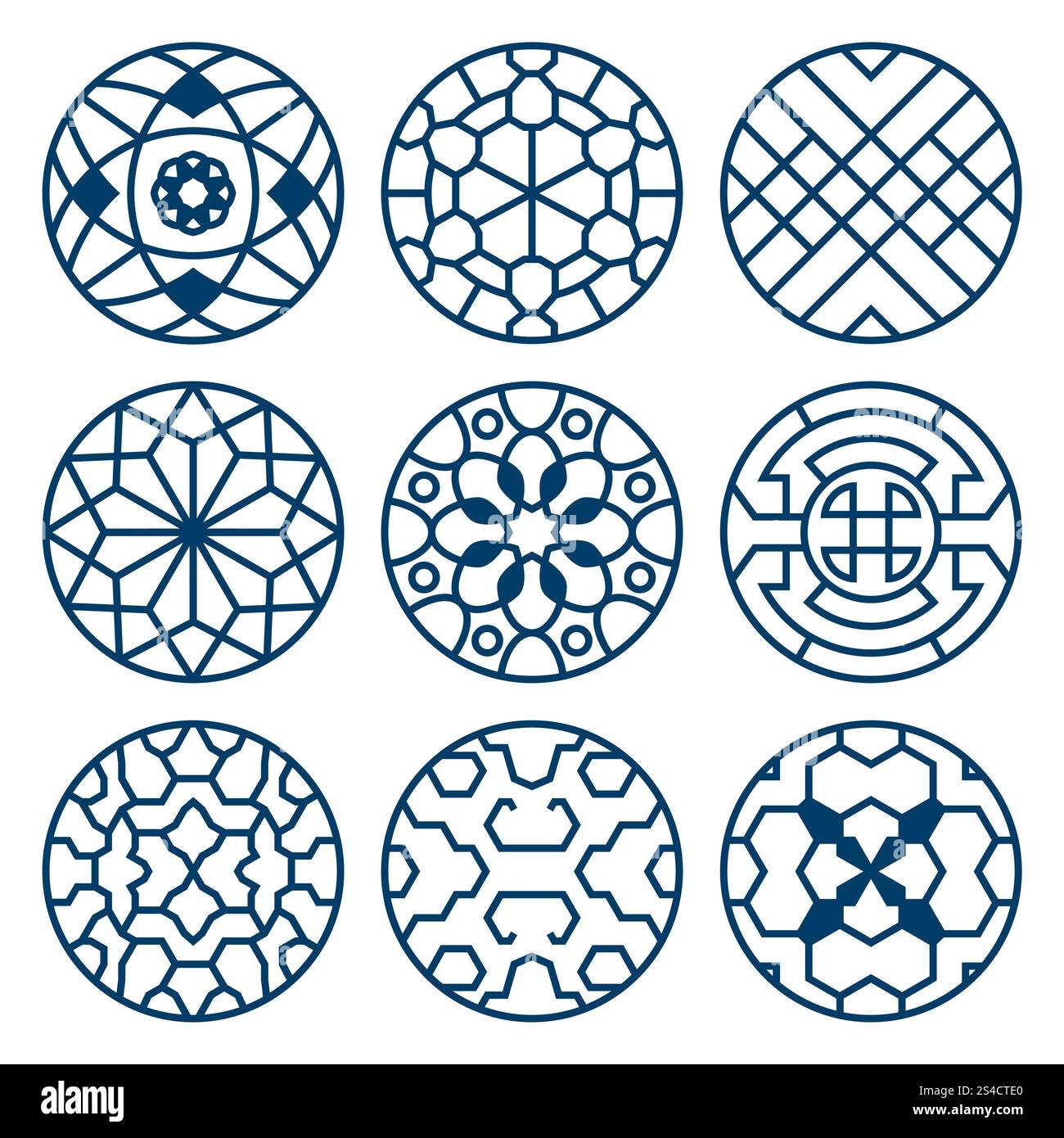 Chinese, korean traditional vector repeat symbols, bathroom decoration ...