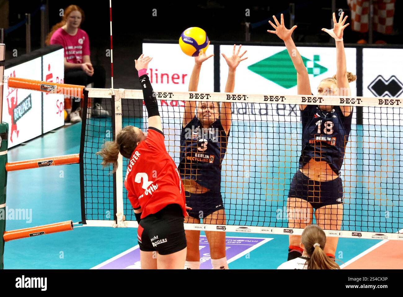 Berlin, Deutschland. 11th Jan, 2025. 11.01.2025, Max-Schmeling-Halle ...