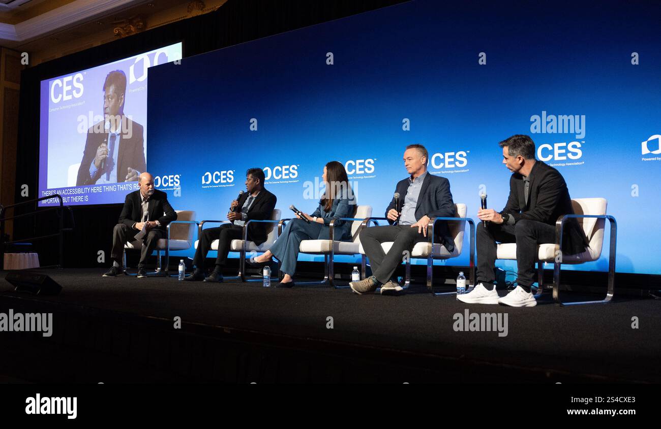 Las Vegas, Nevada, USA. 9th Jan, 2025. ERIC WICKLUND .Senior Editor ...