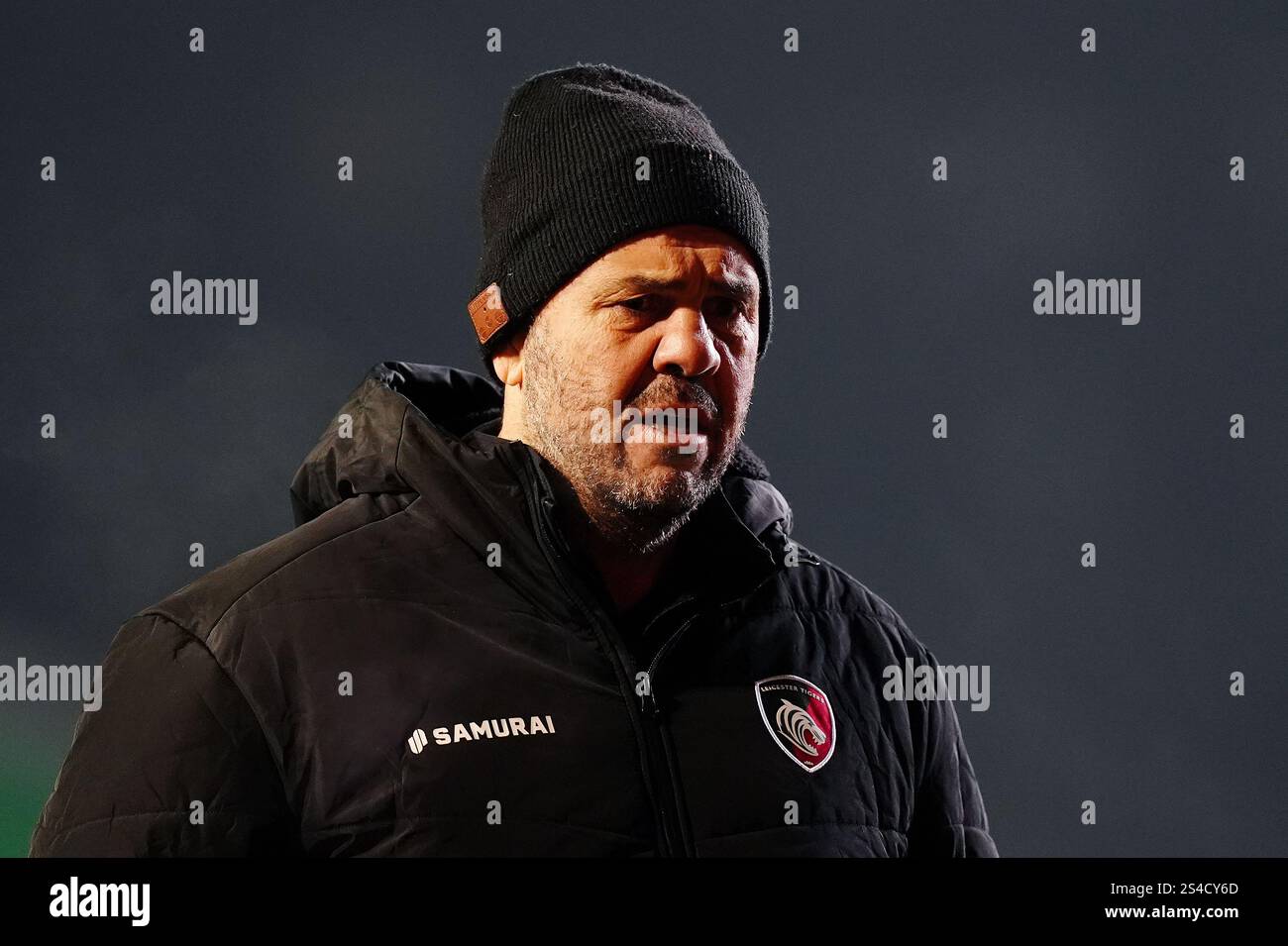 Leicester Tigers head coach Michael Cheika ahead of the Investec ...