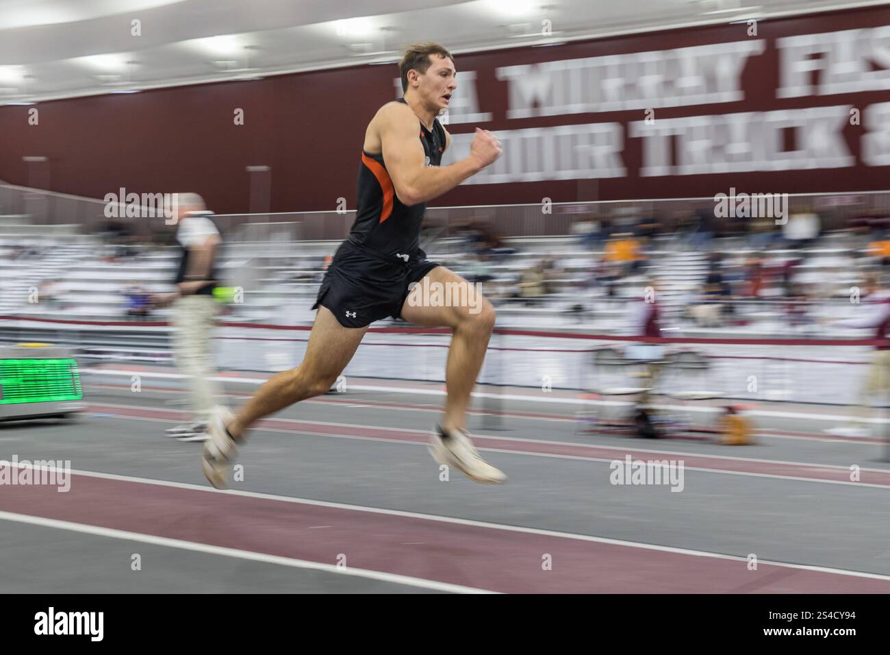 January 10, 2025: Sam Houston Bearkats athlete Matthew Jackson competes ...