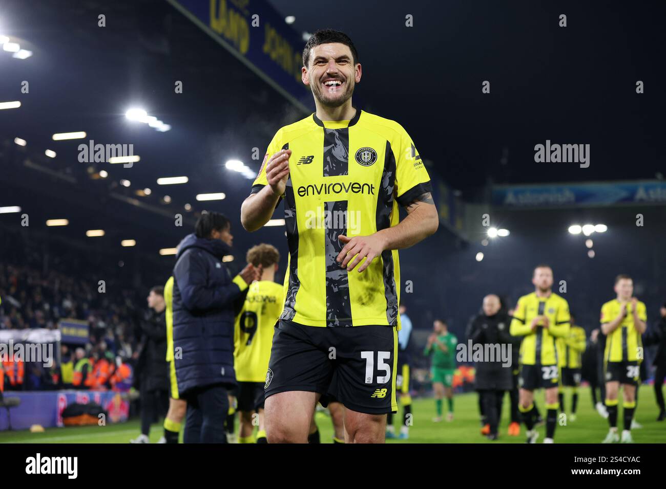 Harrogate Town's Anthony O'Connor after the Emirates FA Cup third round ...
