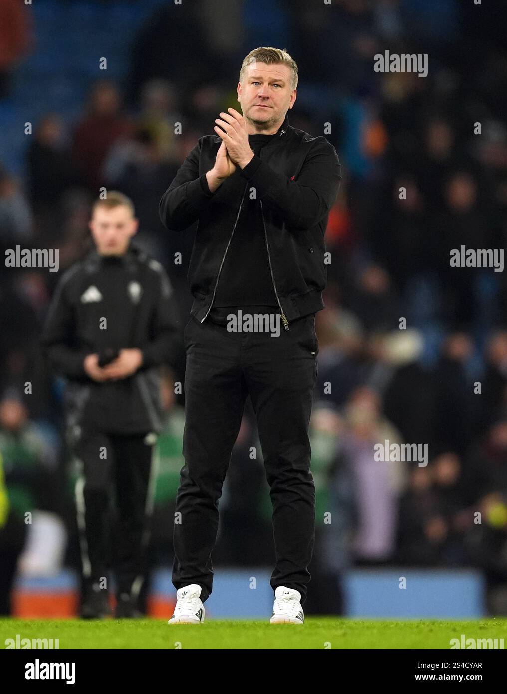 Salford City manager Karl Robinson following the Emirates FA Cup third ...
