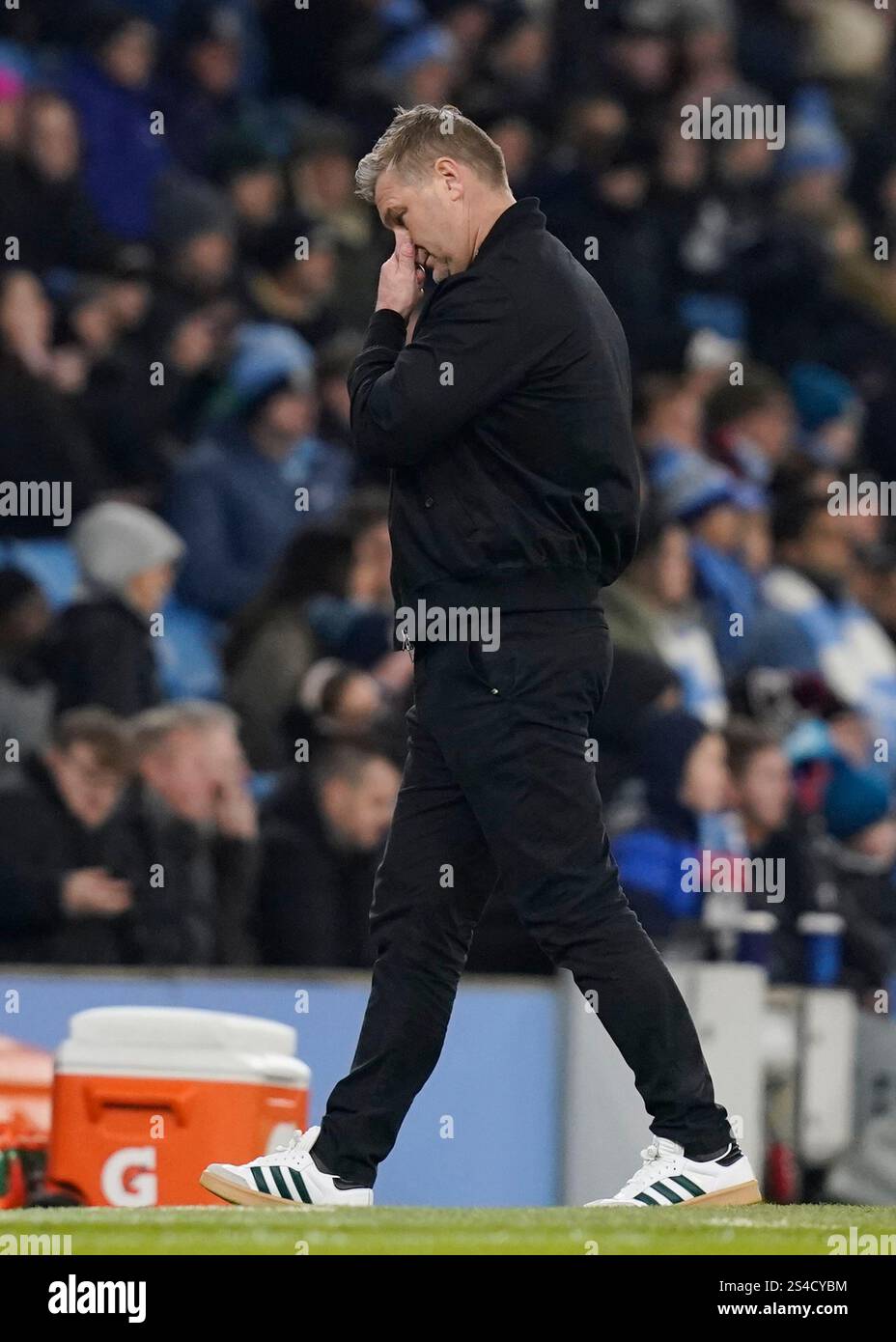 Manchester, UK. 11th Jan, 2025. Karl Robinson manager of Salford City ...