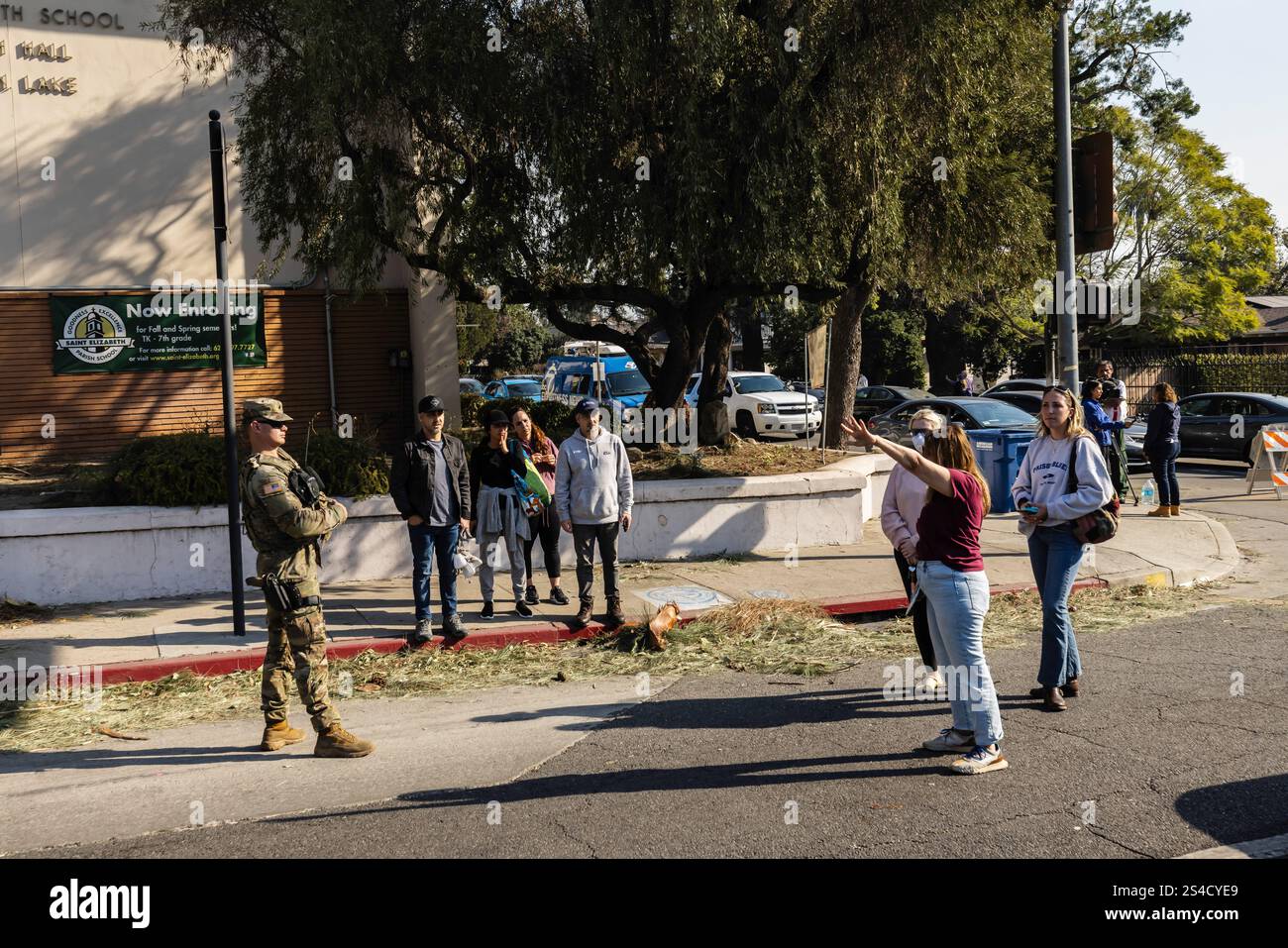 Altadena, USA. 10th Jan, 2025. Aftermath from the Eaton Fire in the ...