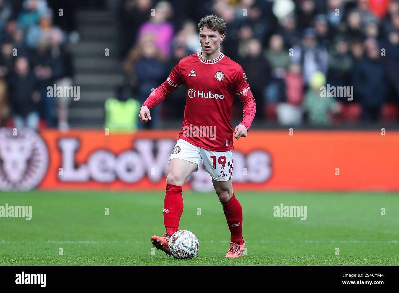 George Tanner of Bristol City in action during the Emirates FA Cup 3rd ...