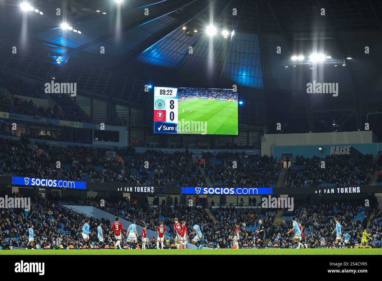 A general view of Etihad Stadium, Home of Manchester City, during the ...