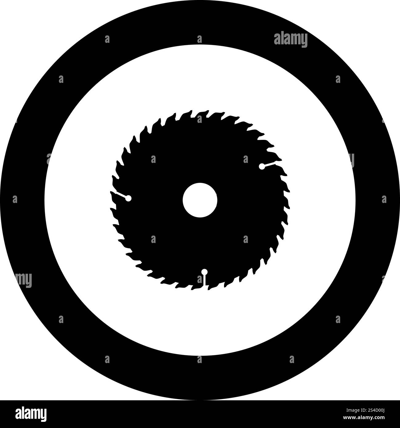 Circular Disk Icon Black Color In Round Circle Vector Illustration Stock Vector Image And Art Alamy
