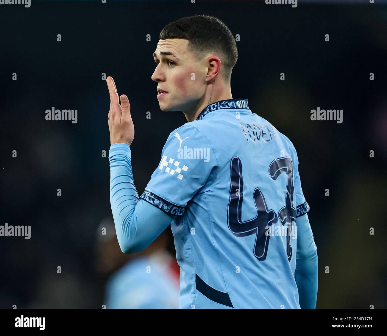 Phil Foden of Manchester City during the Emirates FA Cup 3rd Round ...