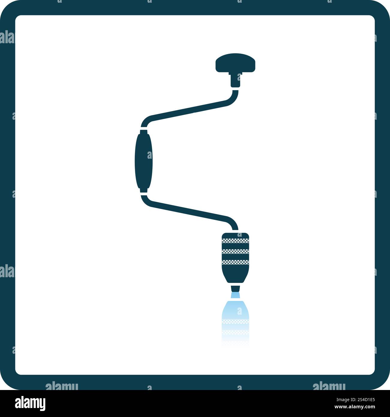 Auger icon. Shadow reflection design. Vector illustration Stock Vector ...