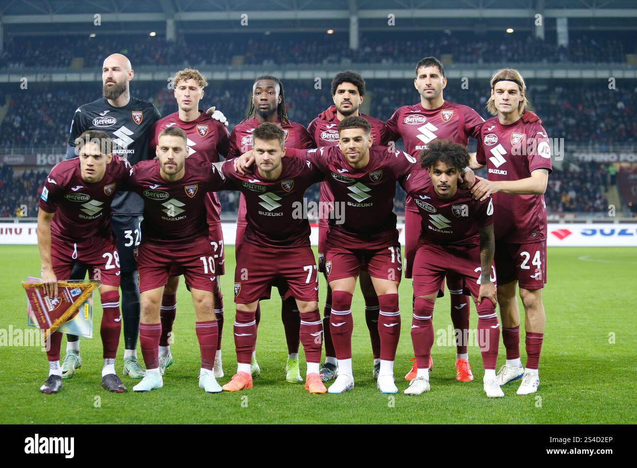 Turin, Italy. 11th Jan, 2025. Torino FC team picture during the Italian ...