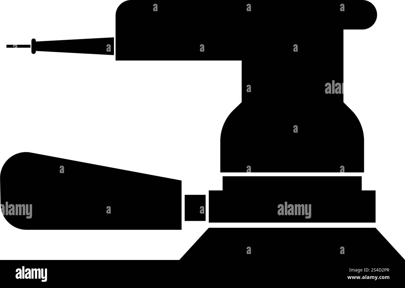 Eccentric grinder icon black color vector illustration flat style ...