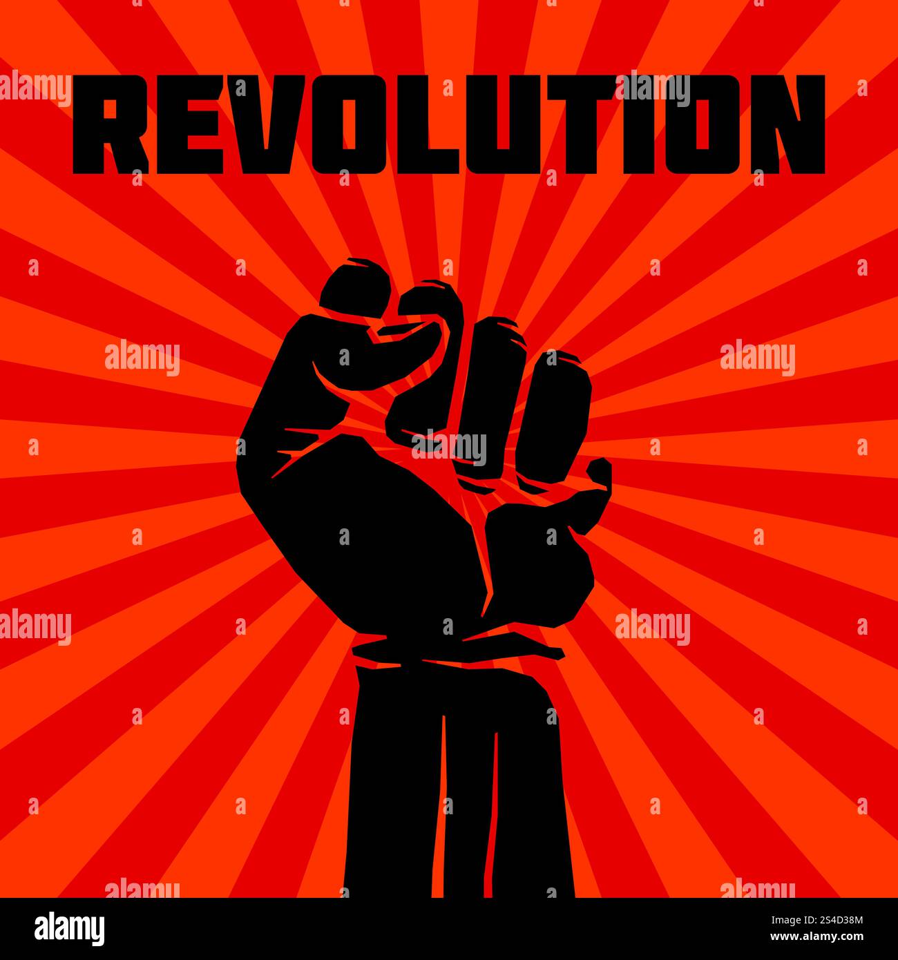 Protest, rebel vector revolution art poster. Design graphic rebellion ...