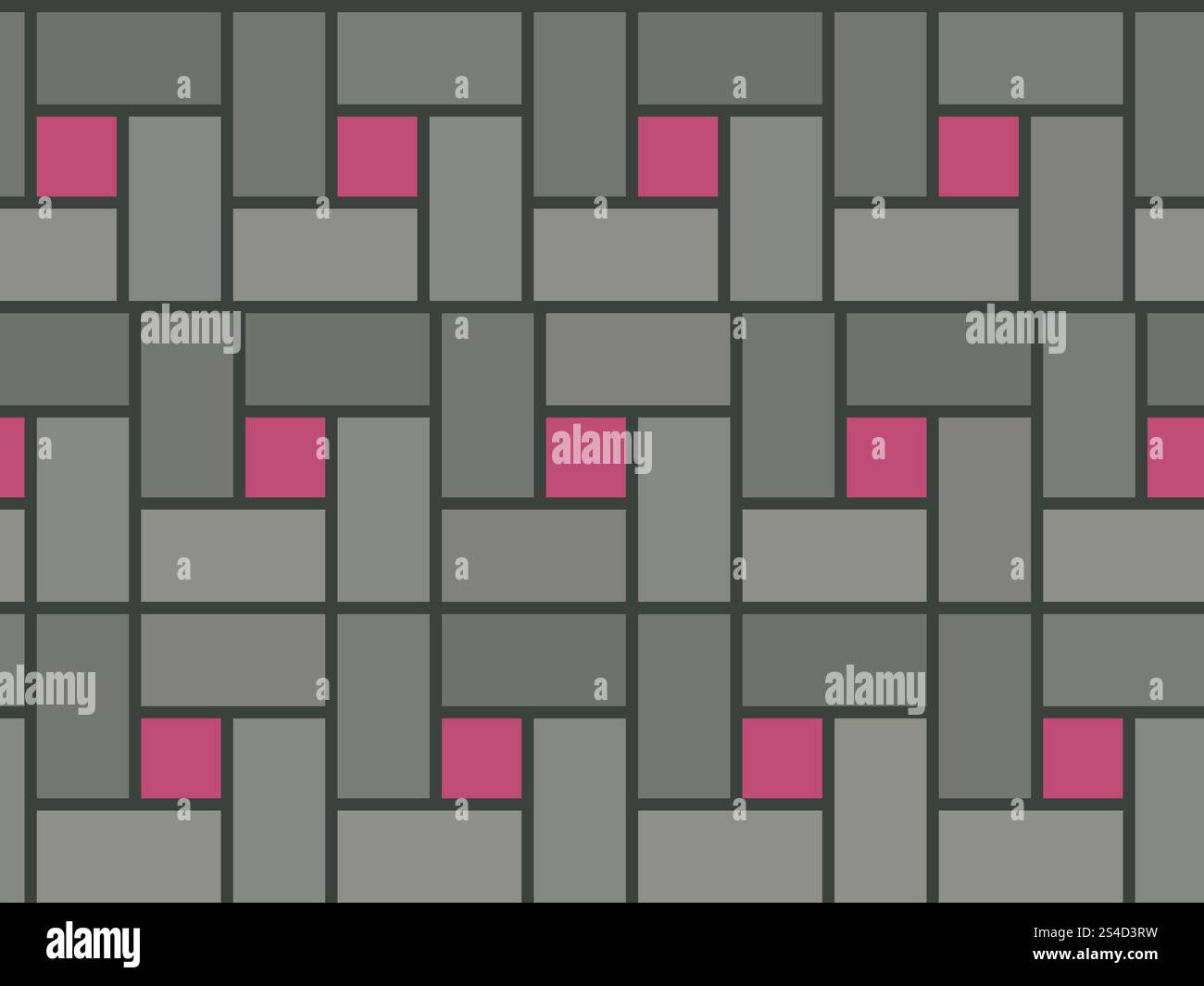 Vector stones floor tile seamless pattern. Textured with block surface ...