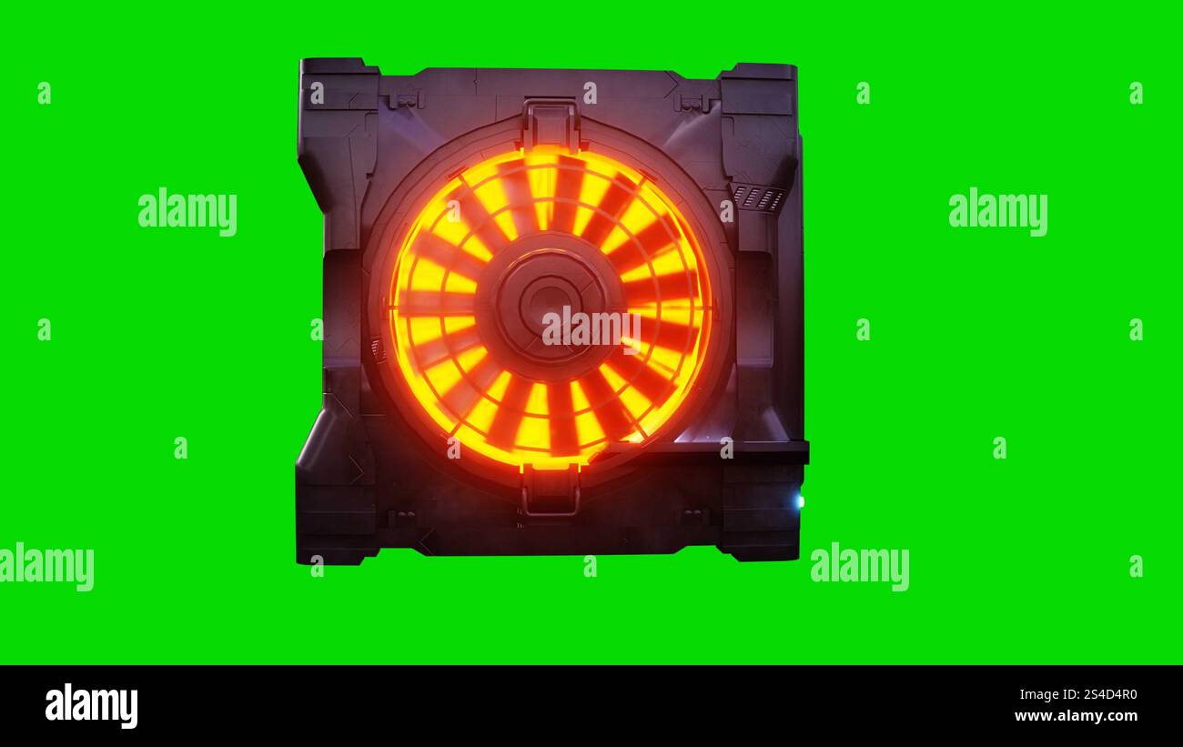 Growing a heart in a futuristic capsule. genetic engineering concept ...