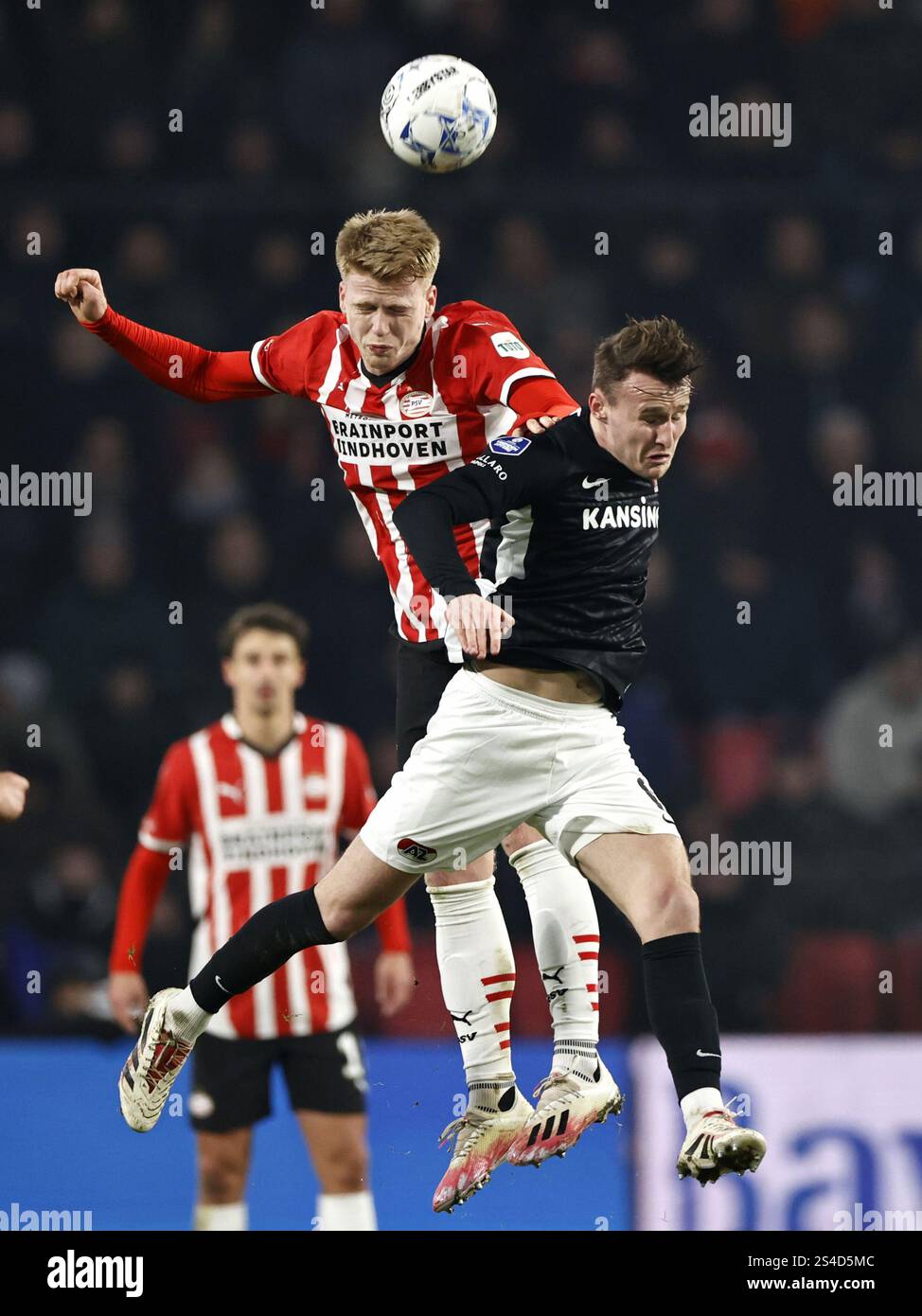 EINDHOVEN - (l-r) Jerdy Schouten of PSV Eindhoven, Peer Koopmeiners of ...