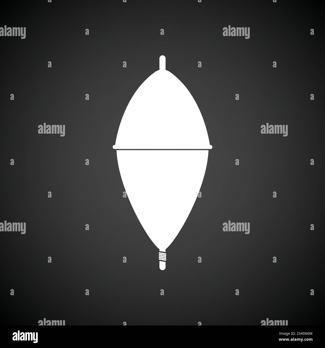 Icon of float . Black background with white. Vector illustration Stock ...