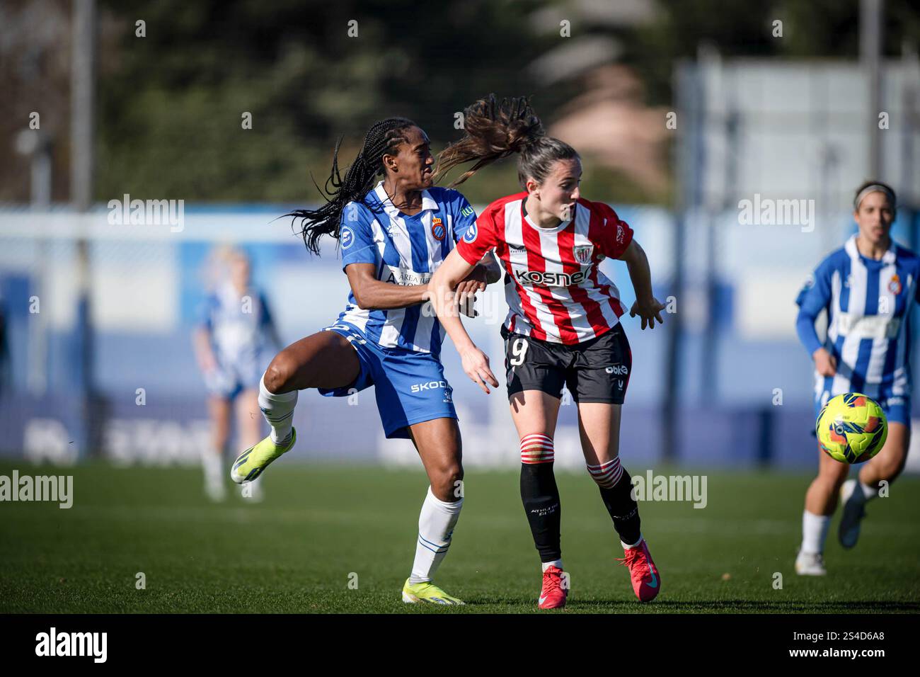 Barcelona, Spain. 11th Jan, 2025. Jone Amezaga (Athletic Club Fem) in ...