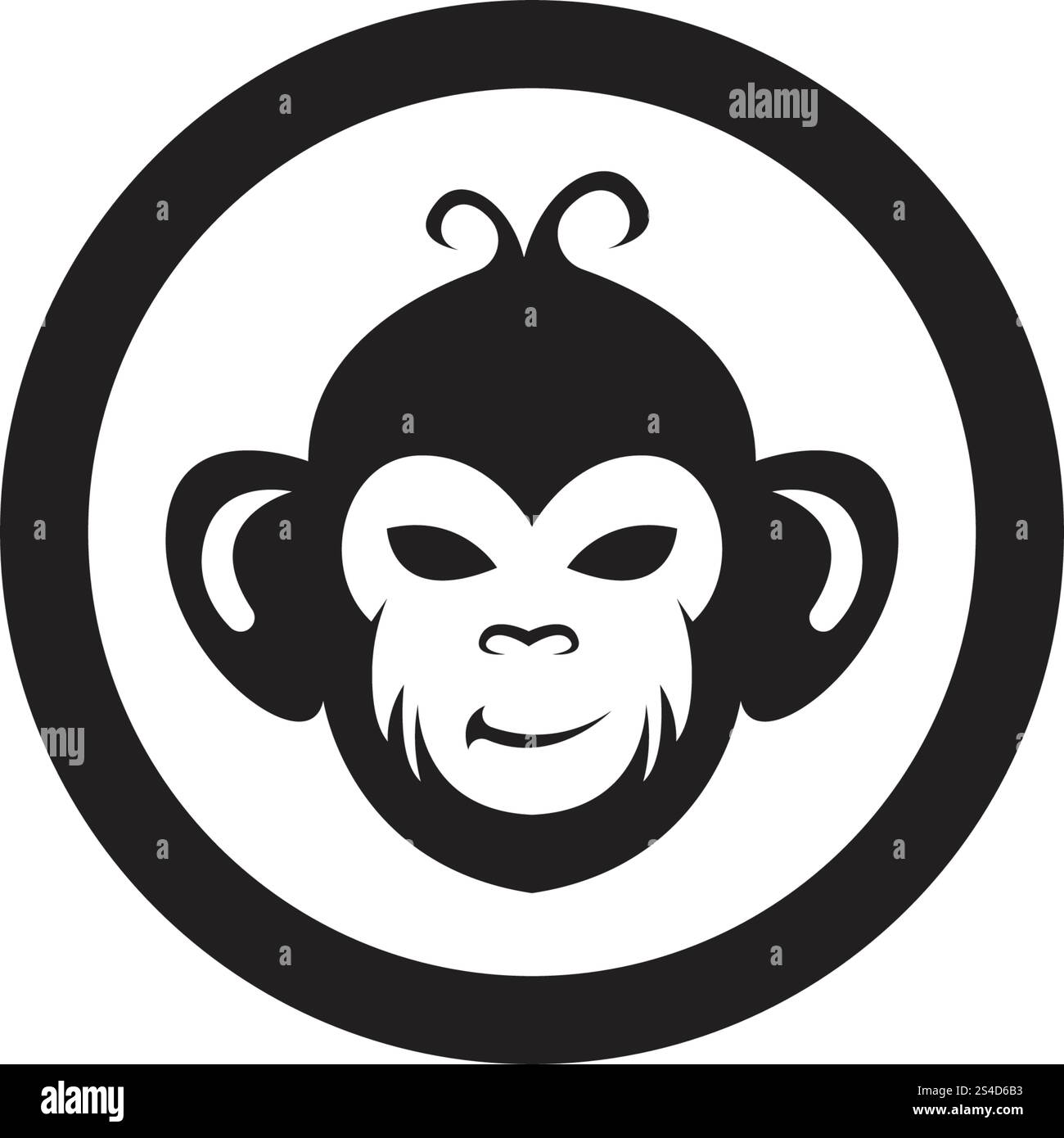 Monkey symbol logo and symbol Stock Vector Image & Art - Alamy