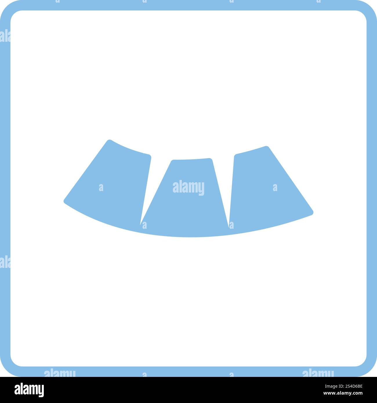 Icon of Melon. Blue frame design. Vector illustration Stock Vector ...