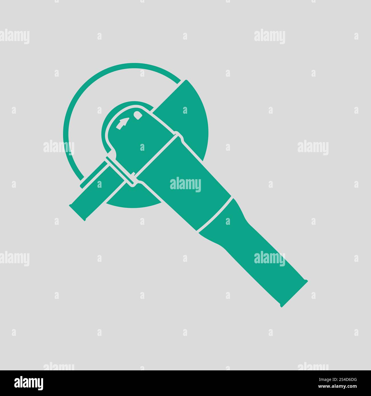Grinder icon. Gray background with green. Vector illustration Stock ...
