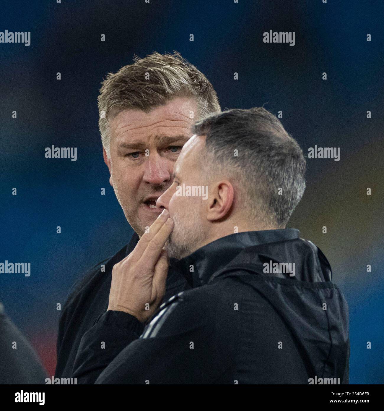 Etihad Stadium, Manchester on Saturday 11th January 2025. Ryan Giggs ...