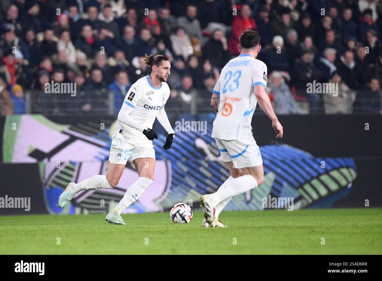 France. 11th Jan, 2025. 25 Adrien RABIOT (om) during the Ligue 1 ...