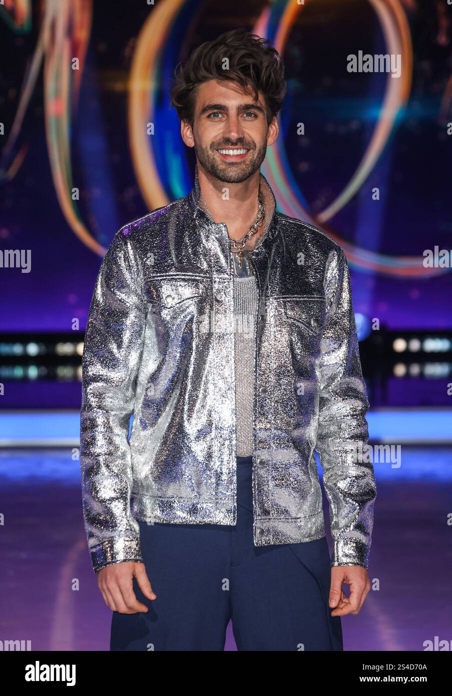 Chris Taylor seen during a photocall for "Dancing on Ice" 2025 at ITV ...