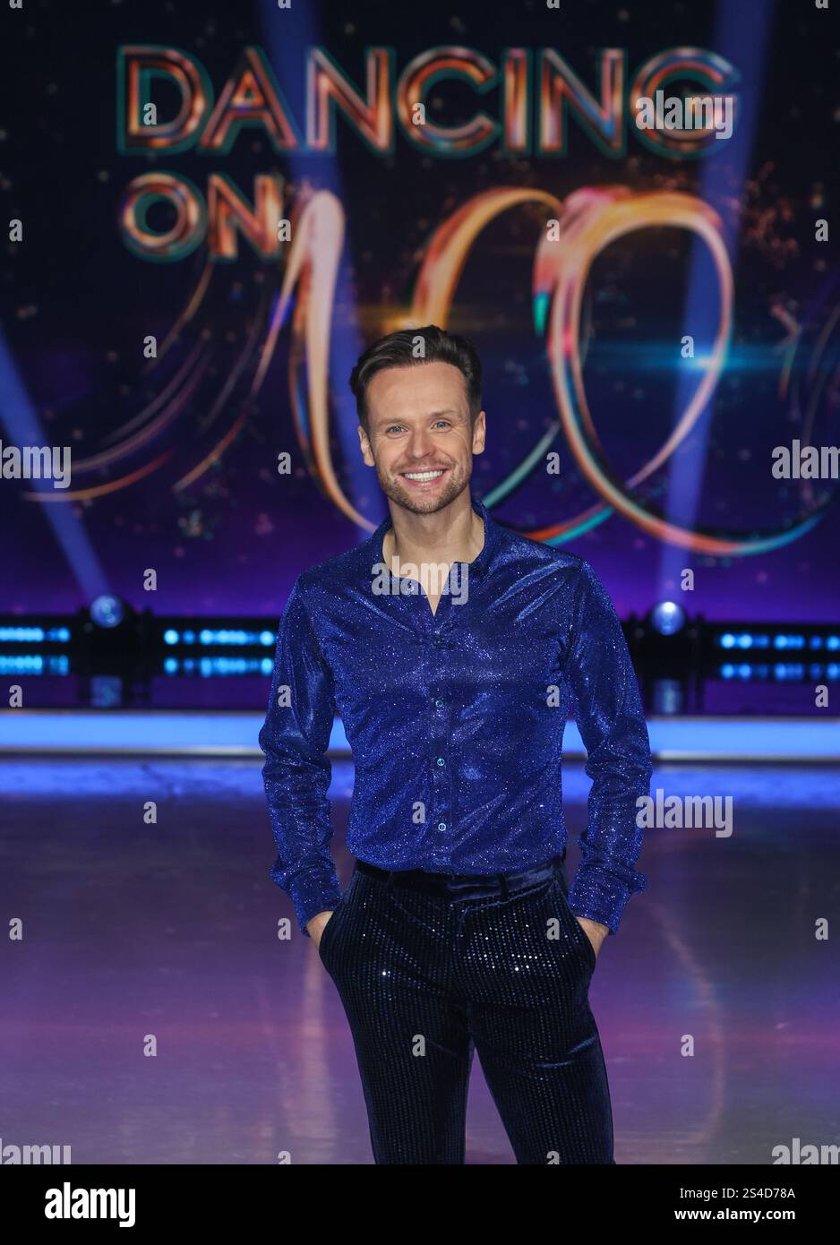Mark Hanretty seen during a photocall for "Dancing on Ice" 2025 at ITV ...