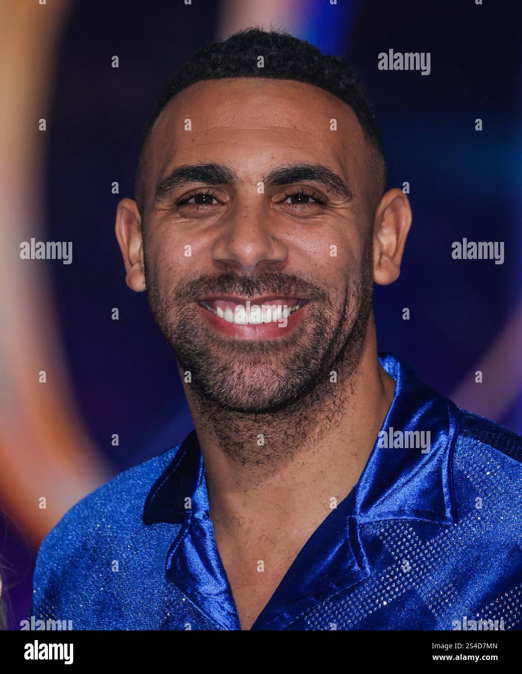 Anton Ferdinand seen during a photocall for "Dancing on Ice" 2025 at ...
