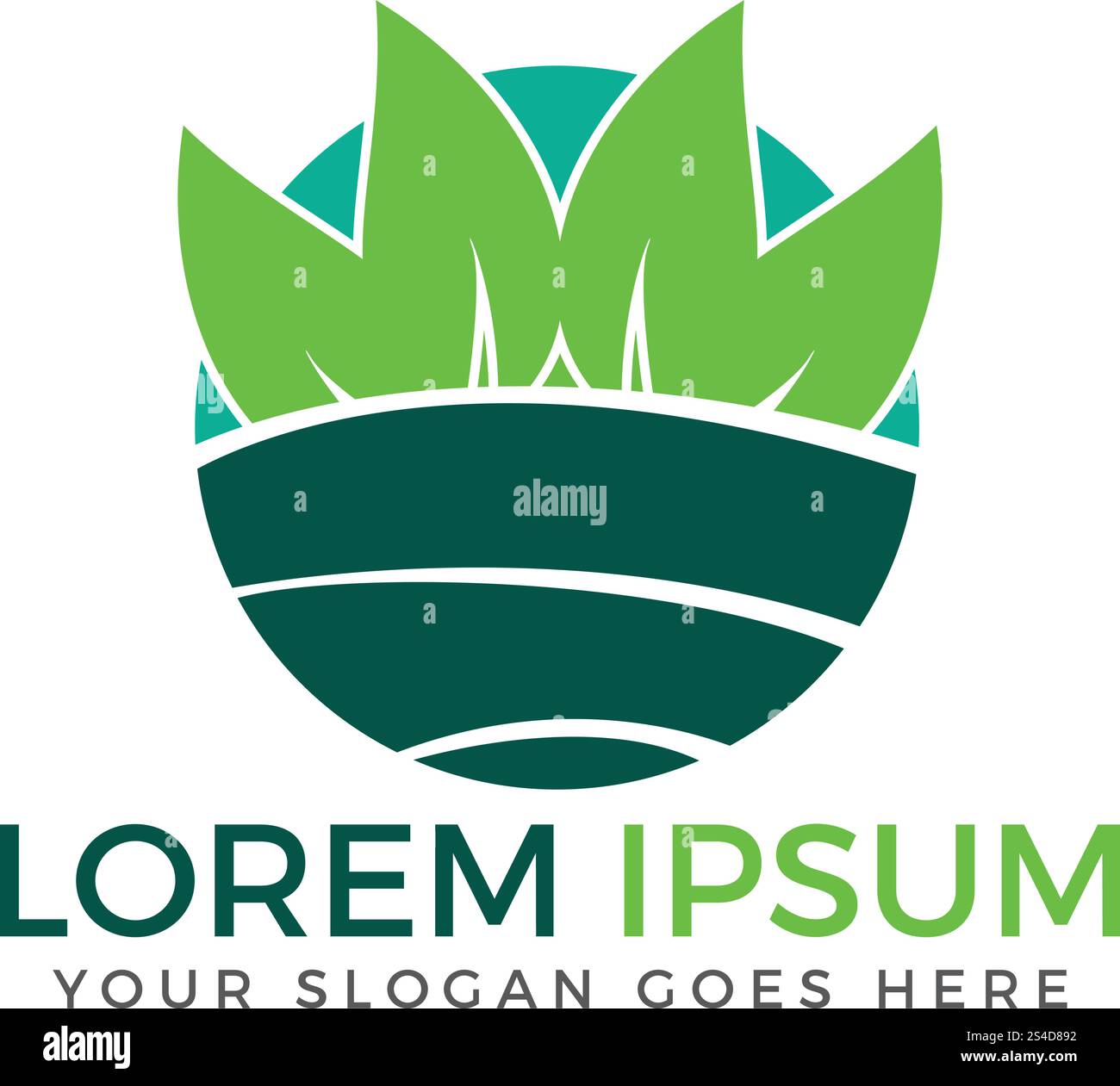 Nature landscape logo design Stock Vector Image & Art - Alamy