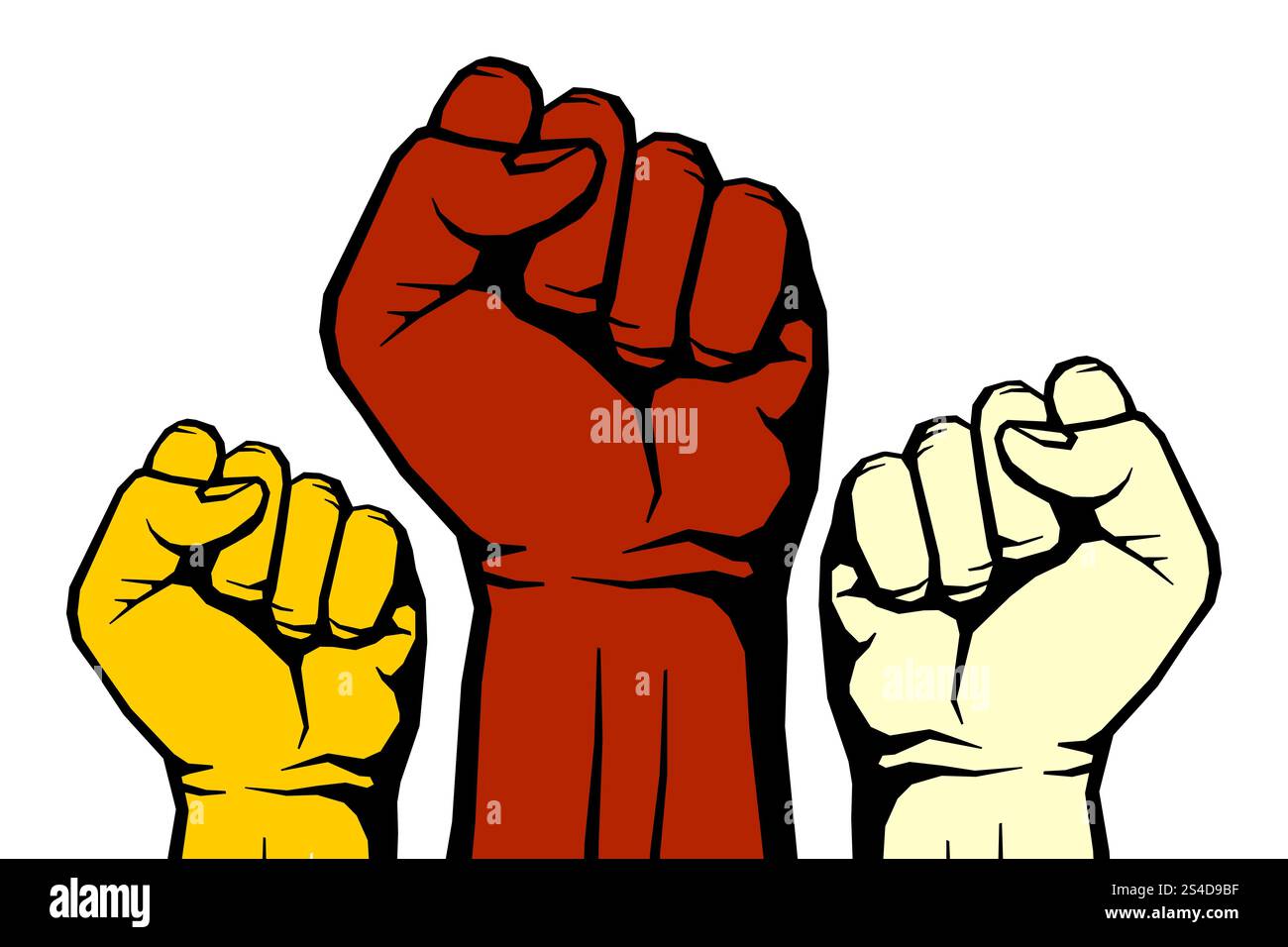 Protest, rebel vector revolution art poster. Power revolution for ...