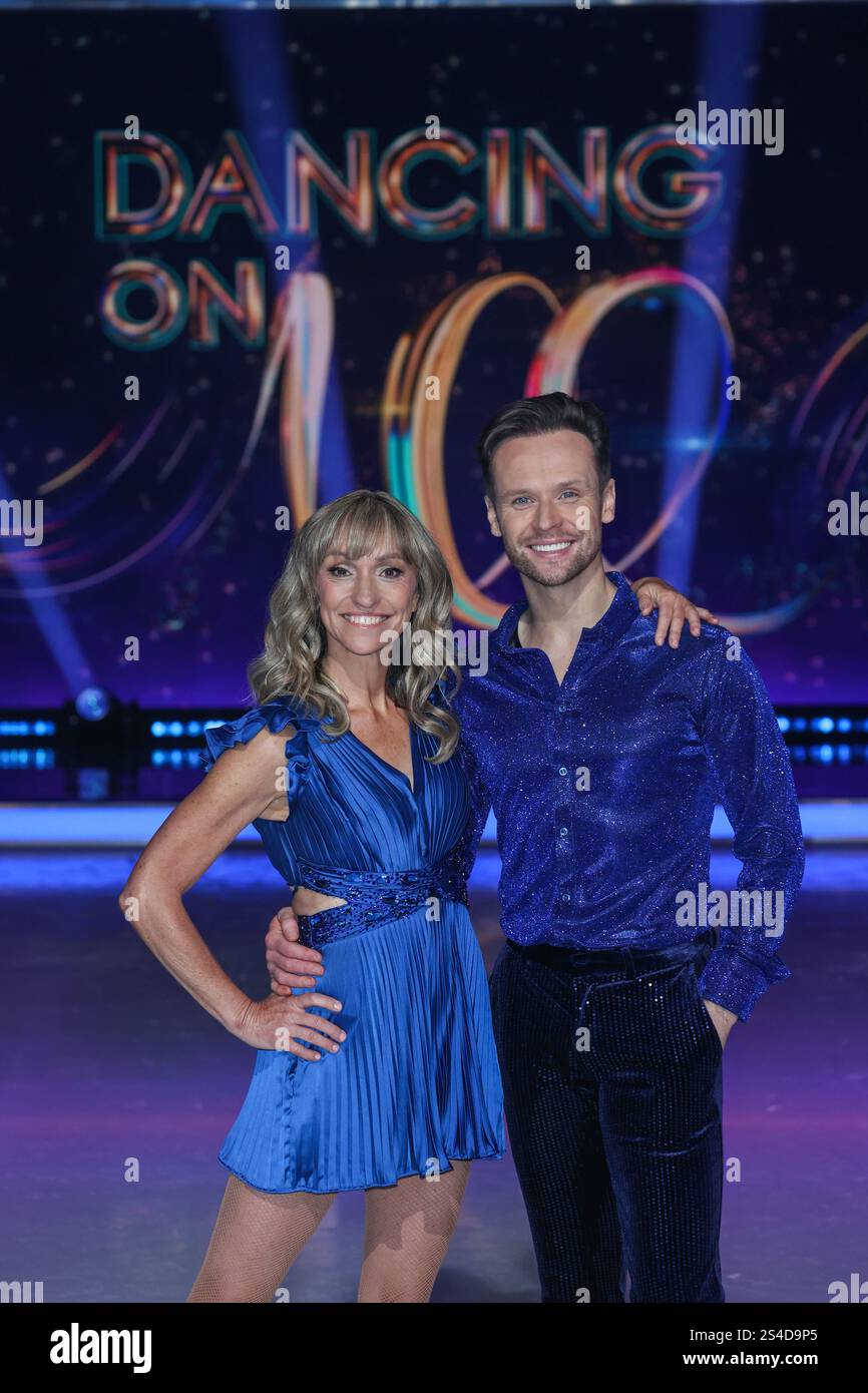 London, UK. 08th Jan, 2025. Michaela Strachan and Mark Hanretty seen during a photocall for ...