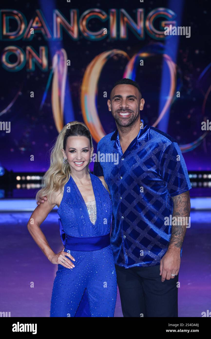 London, UK. 08th Jan, 2025. Annette Dytrt and Anton Ferdinand seen ...