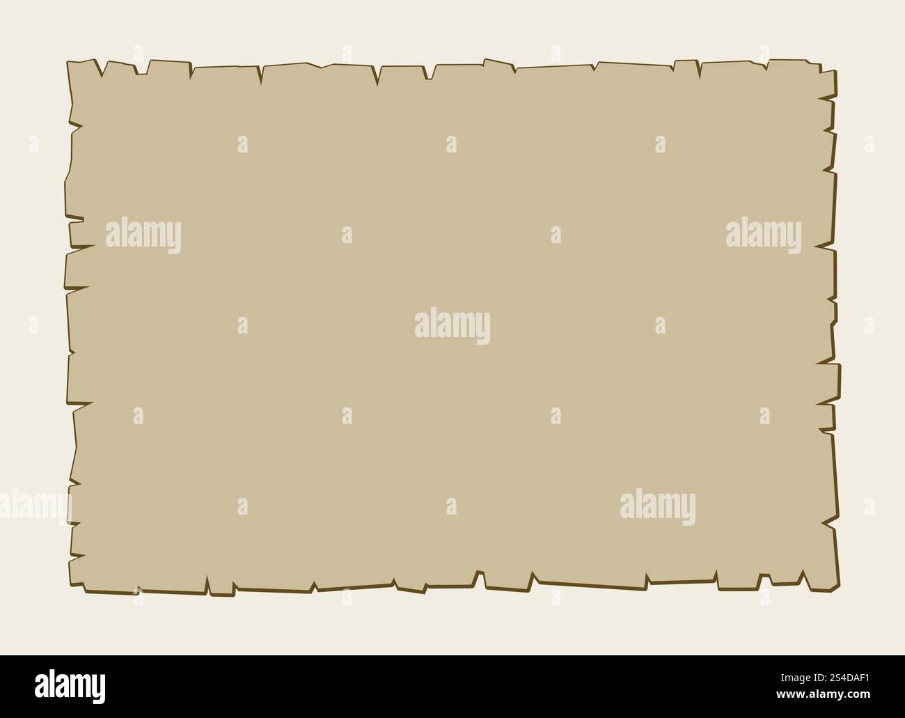 Vintage vector brown parchment background. Old paper texture brown ...