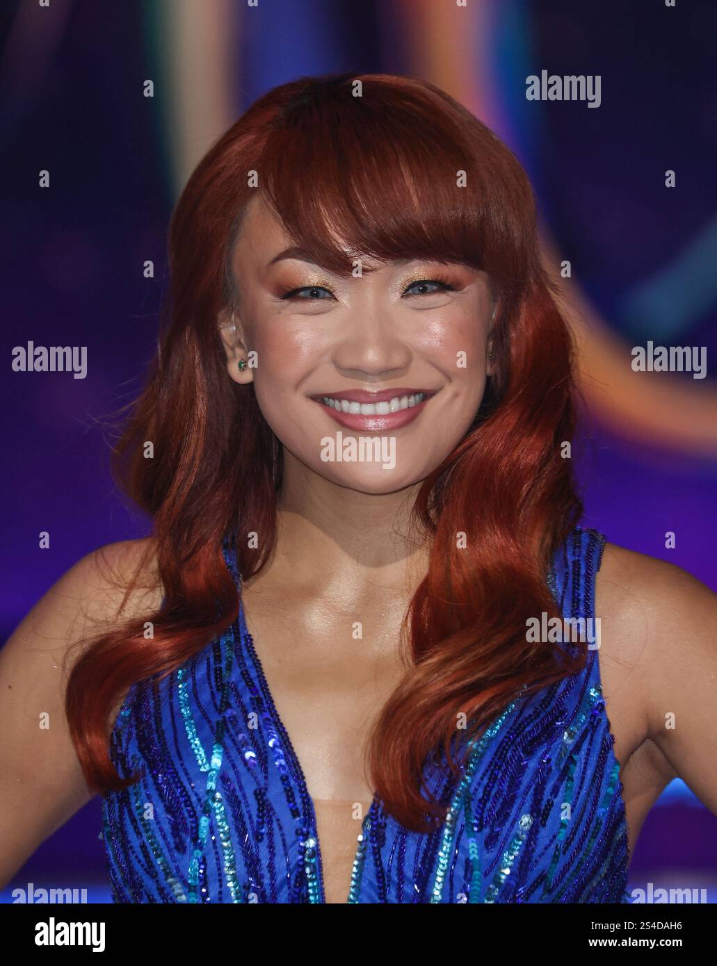 London, UK. 08th Jan, 2025. Tippy Packard seen during a photocall for "Dancing on Ice" 2025 at ...