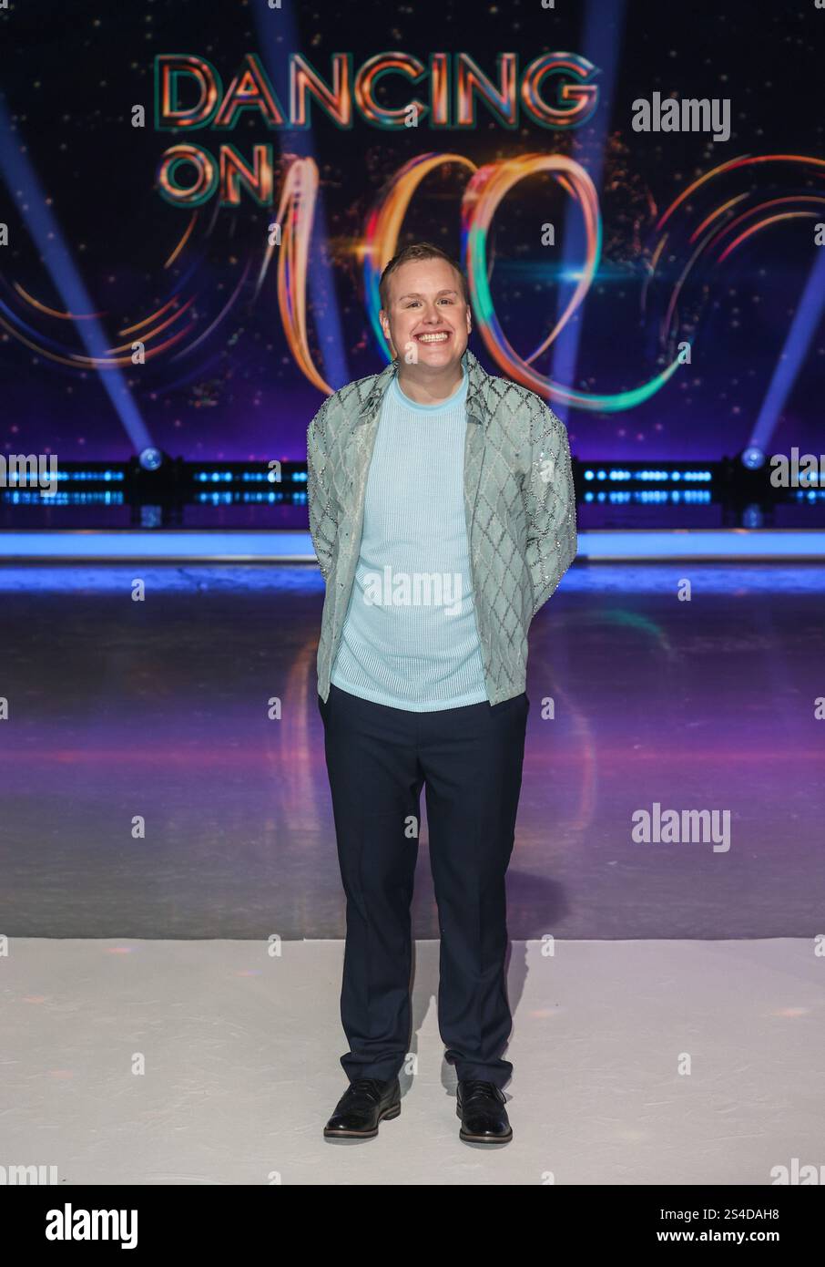 Josh Jones seen during a photocall for "Dancing on Ice" 2025 at ITV ...