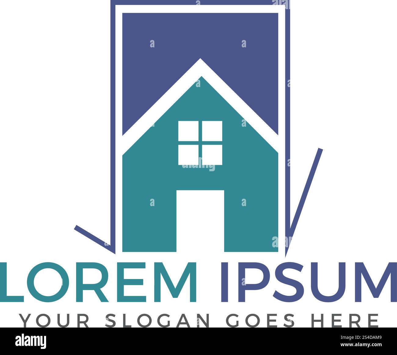 Home vector logo design Stock Vector Image & Art - Alamy