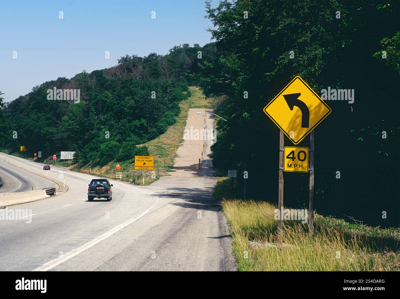 Truck escape ramp hi-res stock photography and images - Alamy