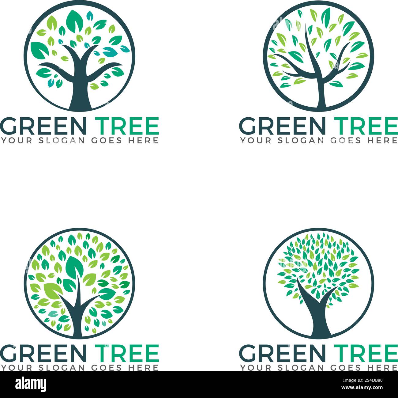Tree designs for branding hi-res stock photography and images - Alamy